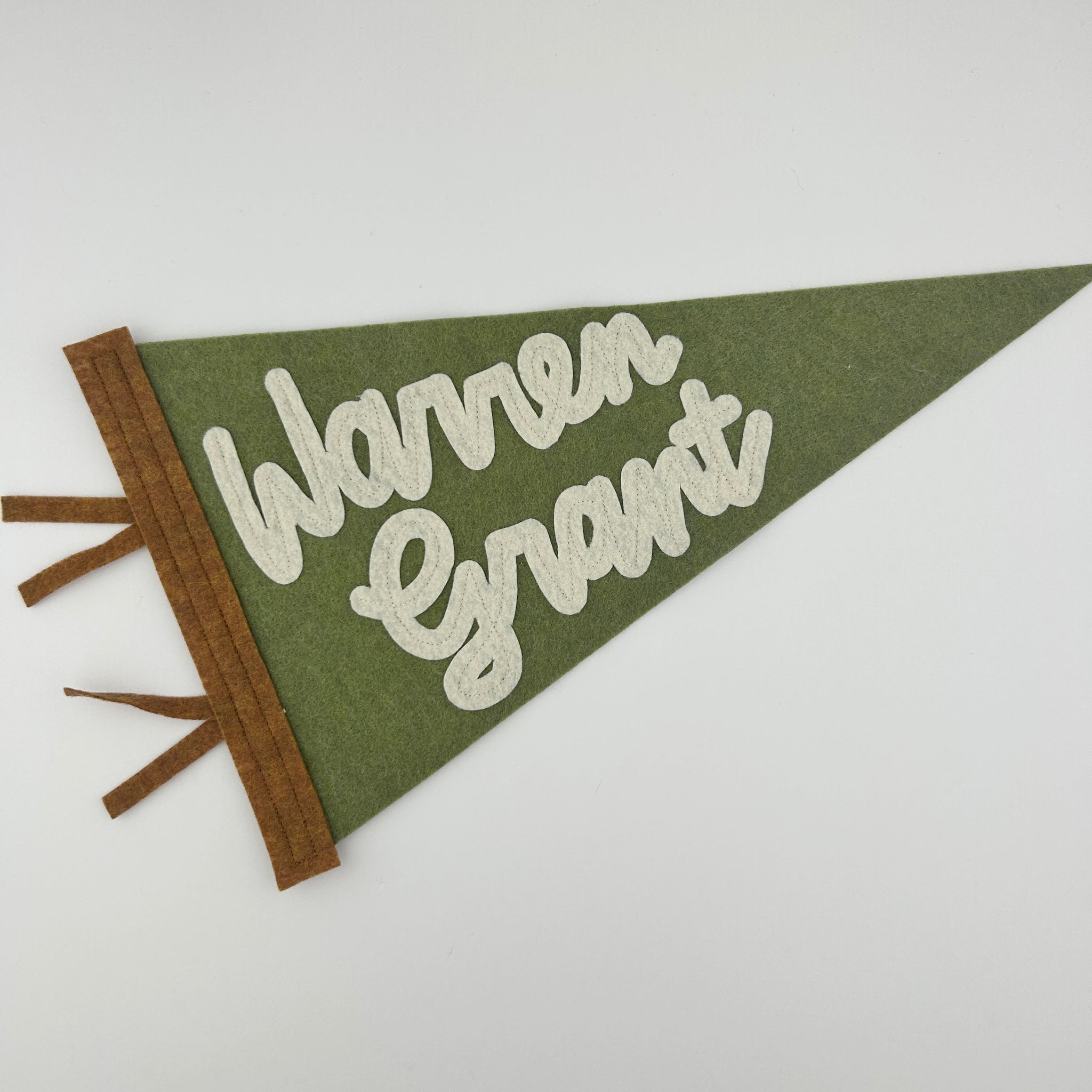 Custom Double Name Pennant (Cursive) – Eventide Pennant Co.