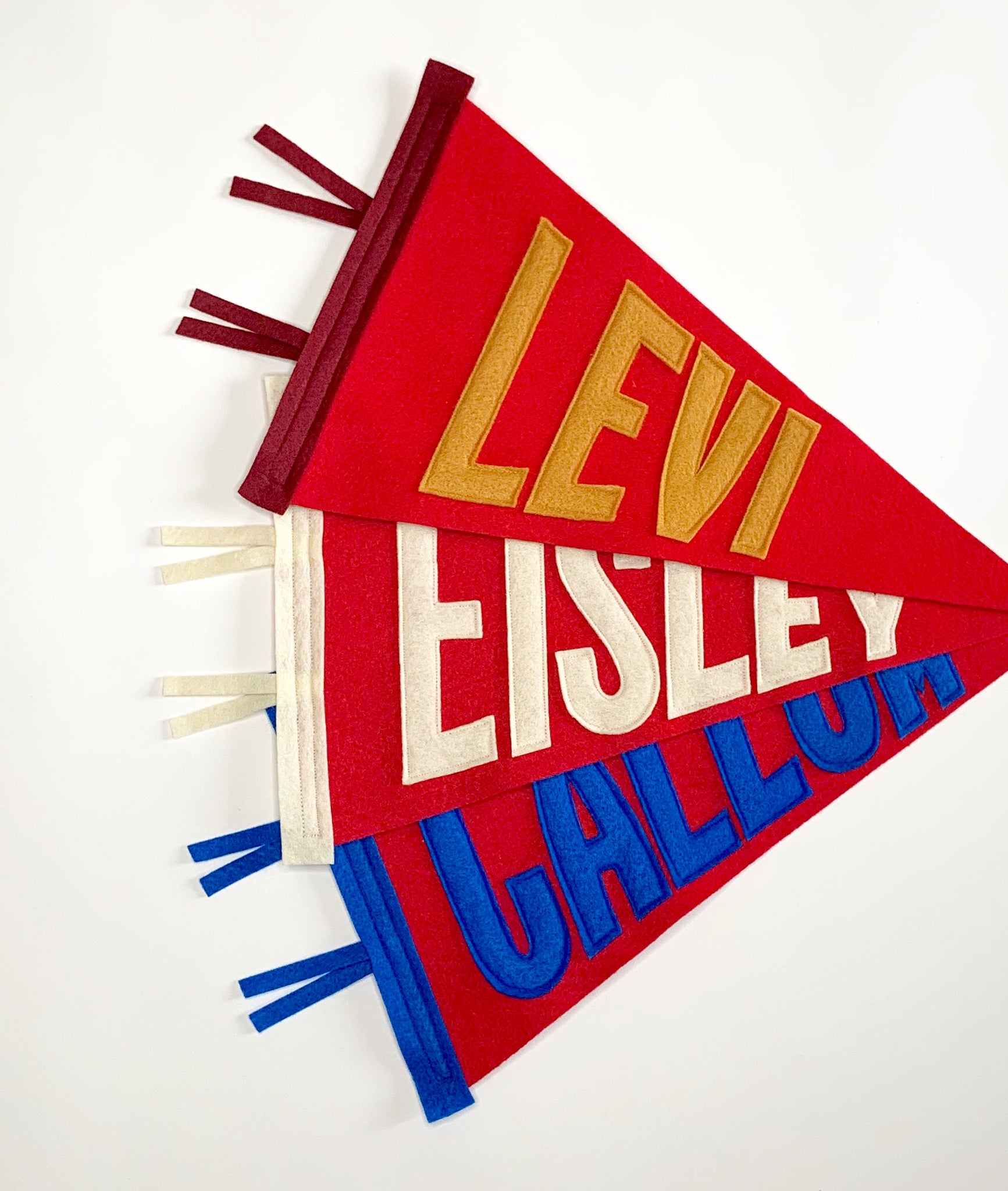Custom Name Pennant (Block) – Eventide Pennant Co.